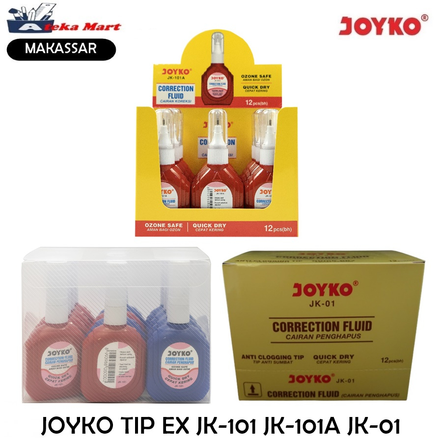Jual [BOX/12PCS] JOYKO TIP EX JK-01 JK-101 JK-101A JK-101 MINI | Shopee ...