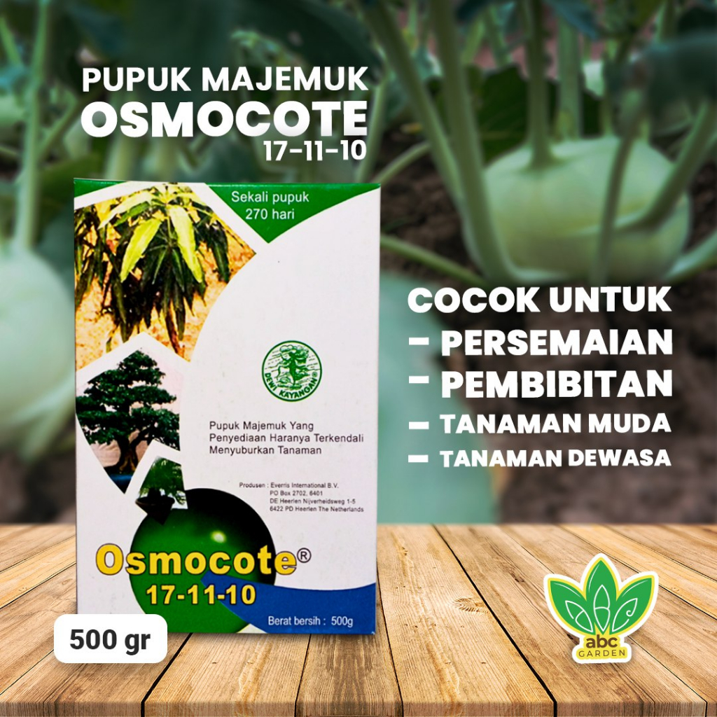 Jual [500 Gram] Pupuk Osmocote 17-11-10 - Cocok Untuk Persemeaian ...