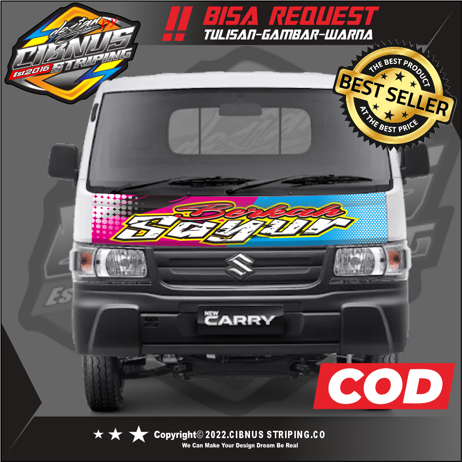 Jual Stiker Kabin Mobil Puck Up New Carry (BISA REQUEST) | Shopee Indonesia