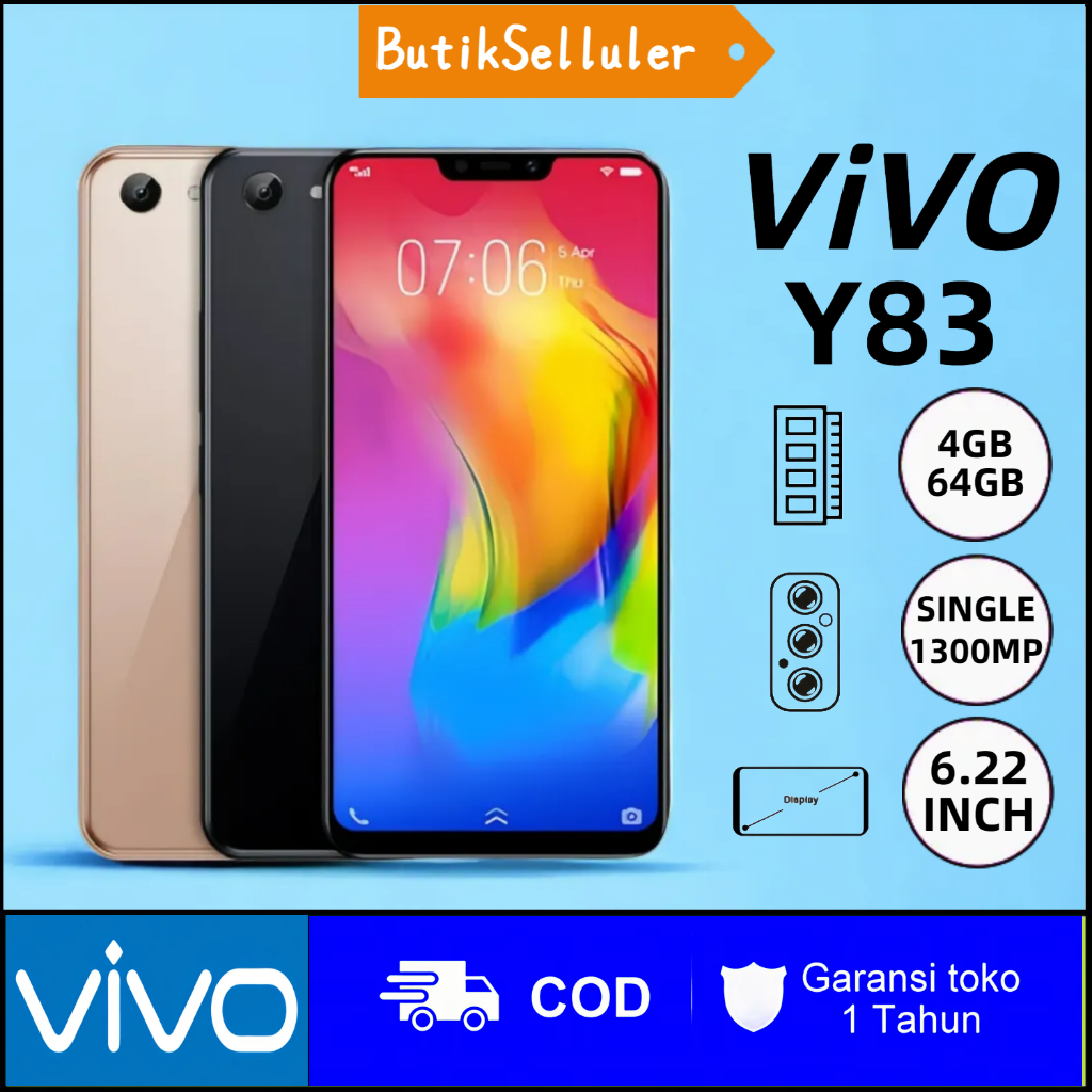 Jual HP VIVO Y83 4GB-64GB FULLSET Android Smartphone | Shopee Indonesia