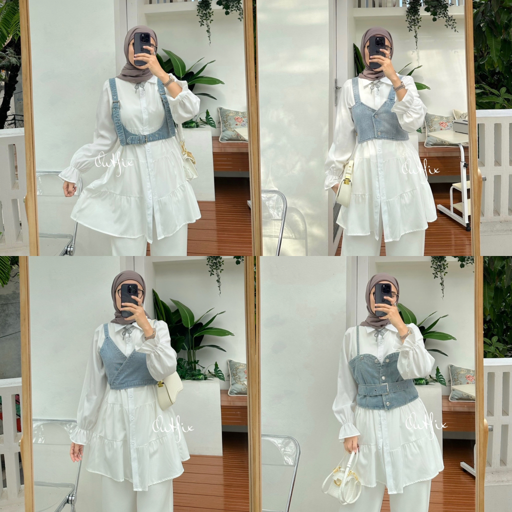 Jual Outer Denim Set | Import Stuff | Shopee Indonesia