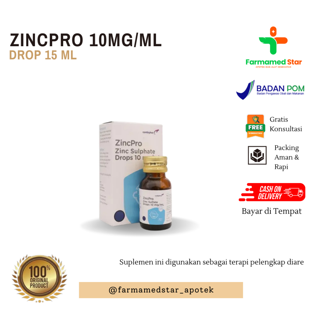 Jual ZINCPRO 10MGML DROP 15ML | Shopee Indonesia