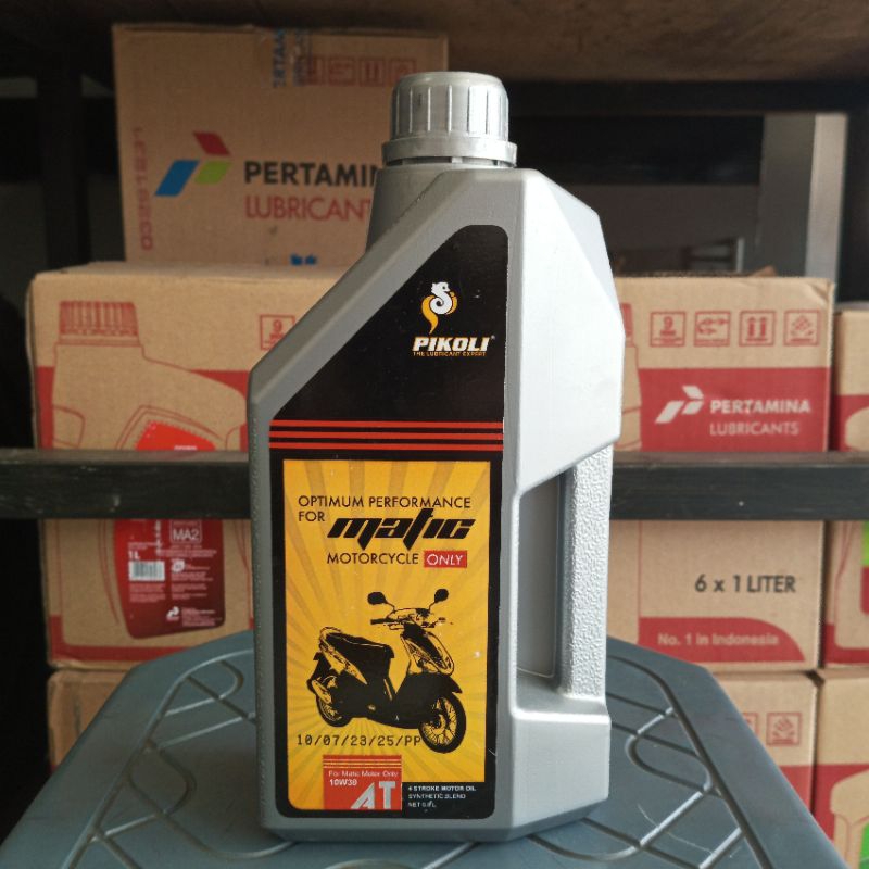 Jual OLI MESIN PIKOLI MATIC AT 10W-30 800 ML | Shopee Indonesia