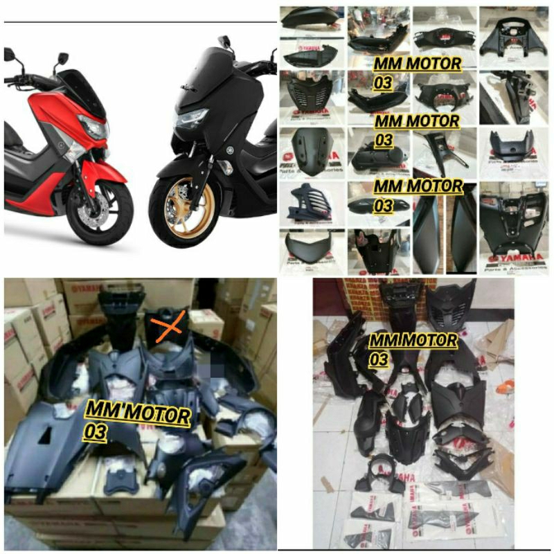 Jual PAKET BODY KASAR NMAX NEW NMAX OLD YAMAHA ORIGINAL YGP | Shopee ...