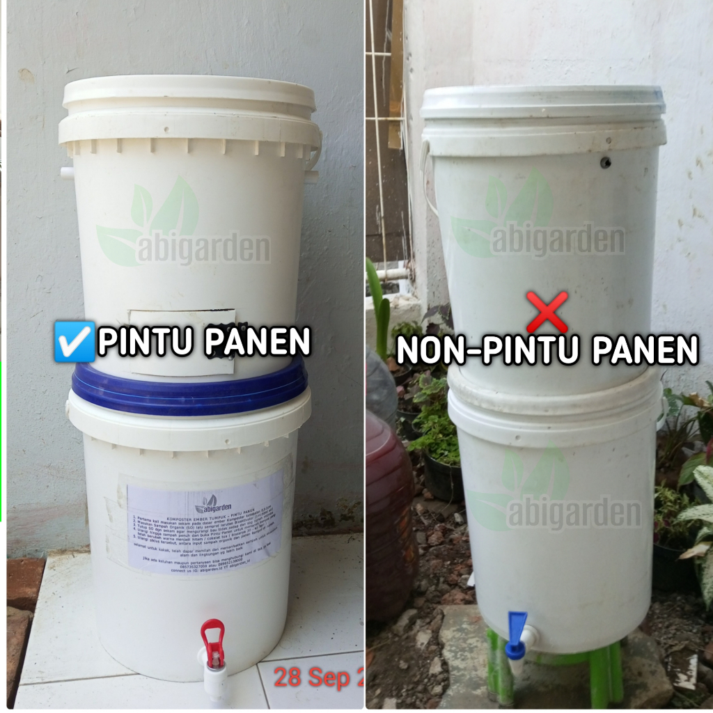 Jual Paket Komposter Ember Tumpuk Pengolahan Sampah Organik Kompos ...