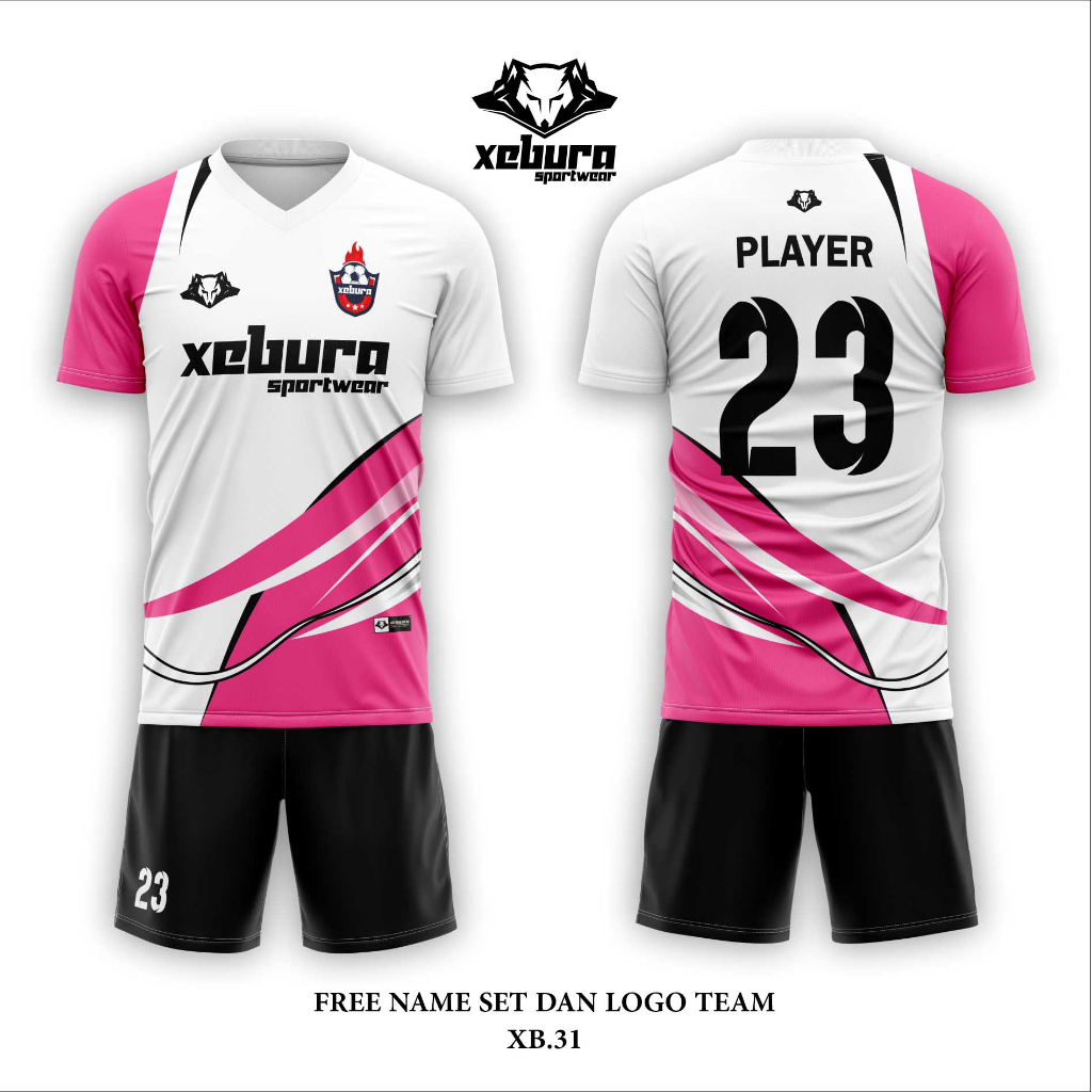 Jual Jersey futsal custom premium full printing sablon free nama dan ...