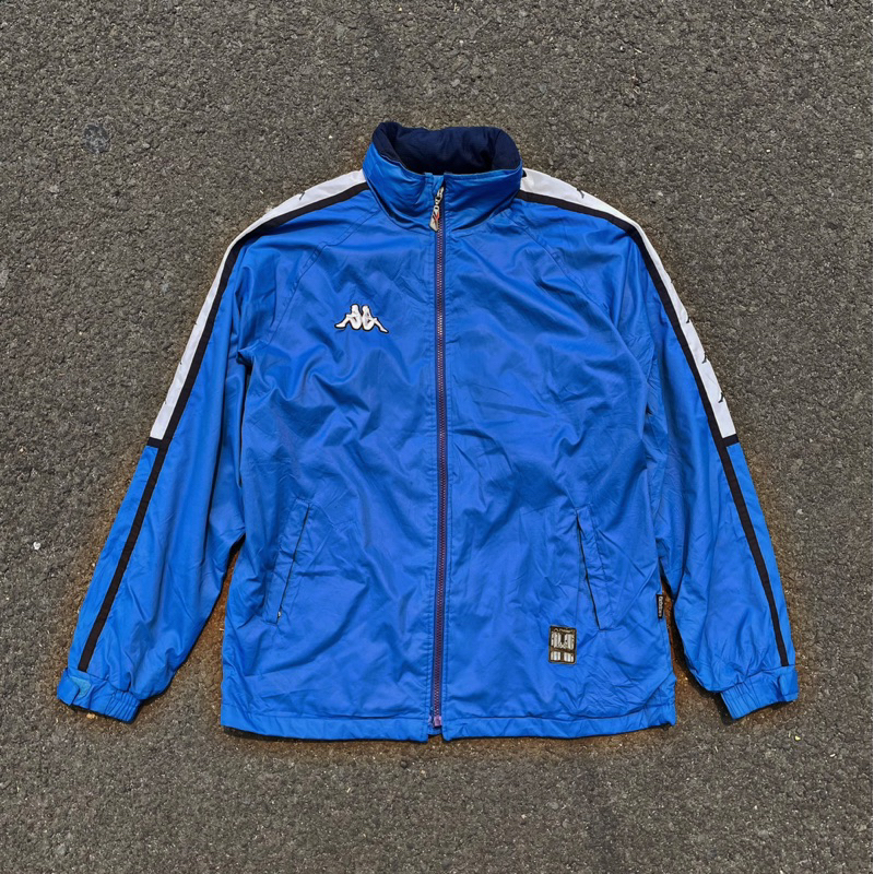 Jual Vintage Kappa nice stripe logo design sweater Polar Jacket ...