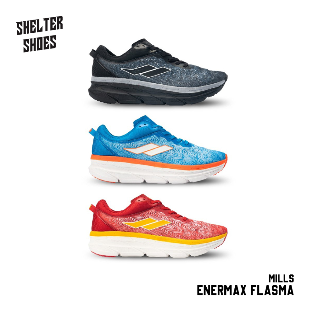 Jual SEPATU RUNNING MILLS RUNNING ENERMAX FLASMA 3 WARNA SEPATU JOGGING ...