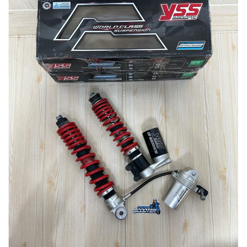 Jual Shockbreaker Shock YSS G Series Red Tabung Vespa LX LXV S 2v 3v ...