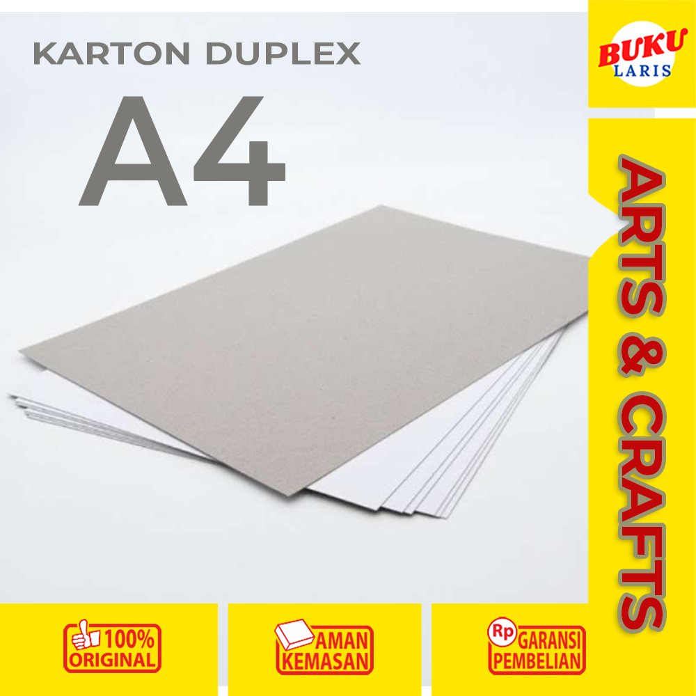 Jual Karton Duplex Ukuran A4 (21 cm x 29,7 cm) 310gsm Eceran ISI 10 Lembar | Shopee Indonesia