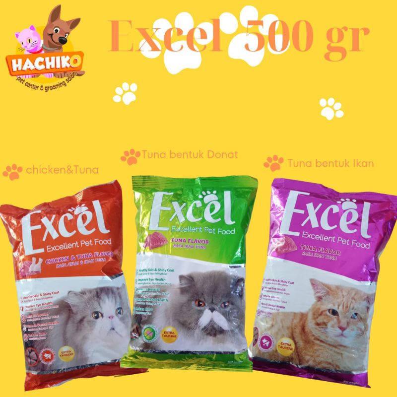 Jual Excel Cat Food 500gr ( fresh pack ) | Shopee Indonesia