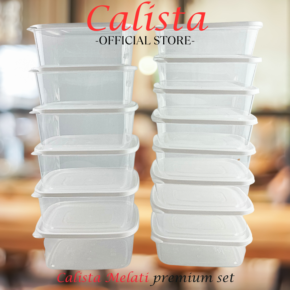 Jual [ CALISTA ] TOPLES PLASTIK CALISTA MELATI SET ISI 10PCS FOOD ...