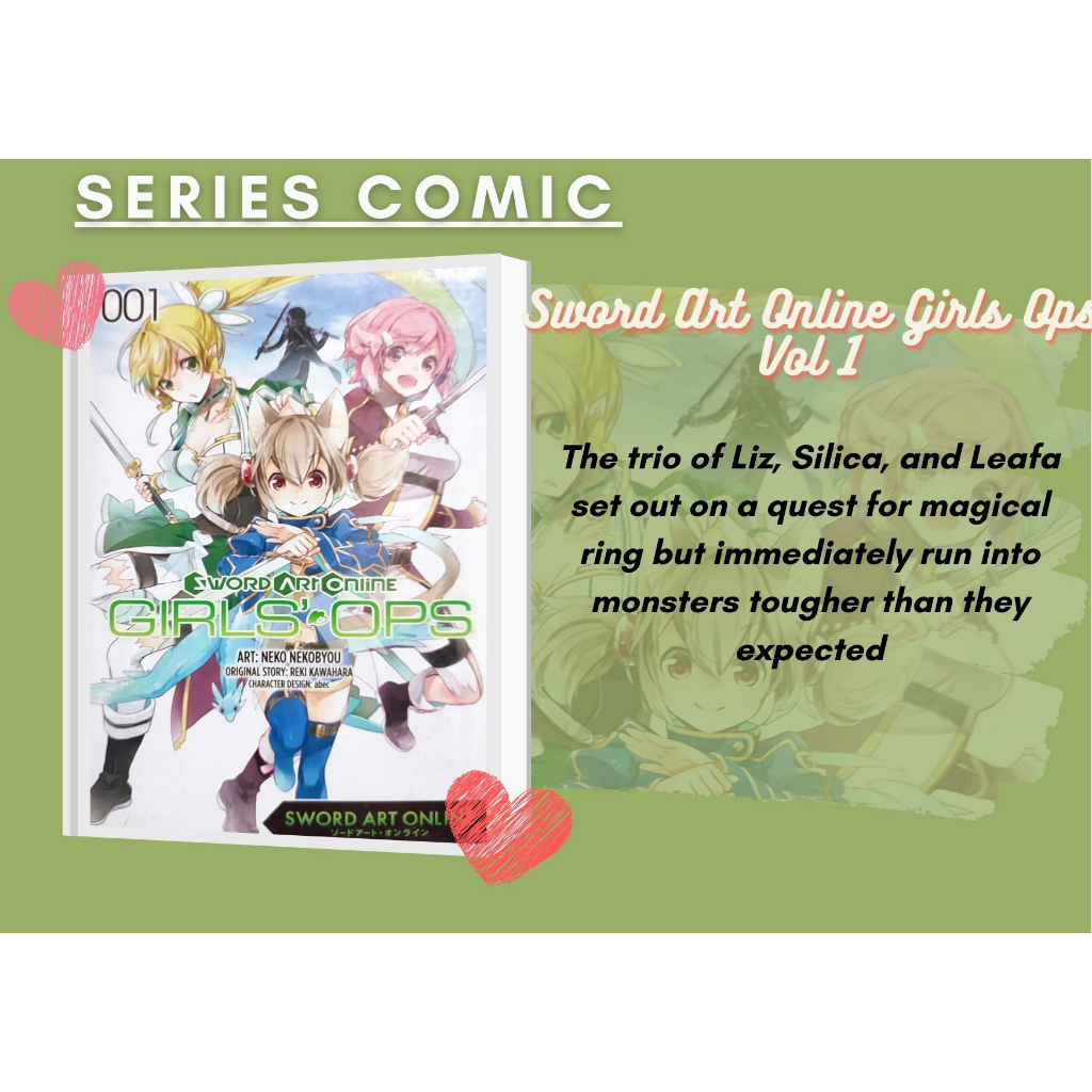 Jual Komik Sword Art Online Girls Ops By Reki Kawahara | Shopee Indonesia