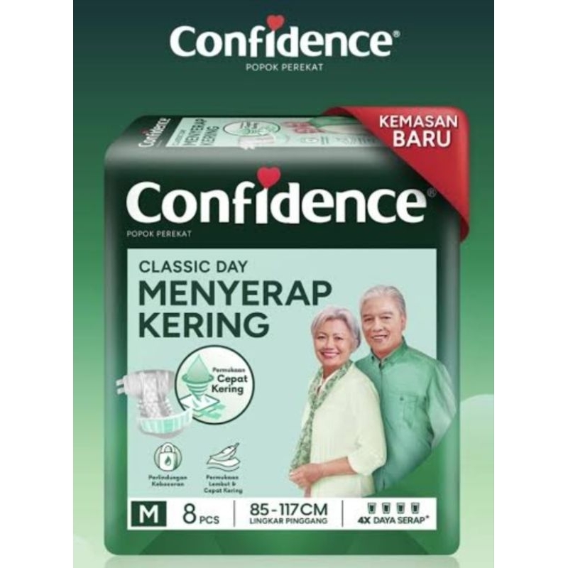 Jual [TERMURAH] Confidence Adult Diapers Classic Day Popok Dewasa ...