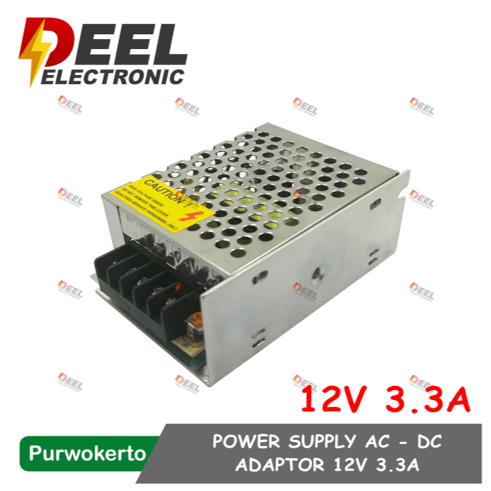 Jual POWER SUPPLY 12V 3.3A ADAPTOR JARING 12V/3.3A TRAFO 12V 3.3A PSU 220V | Shopee Indonesia