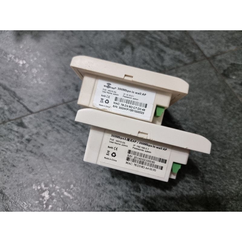 Jual Router Repeater 300Mbps 802.11n Inwall AP PoE Access Point PW300 ...