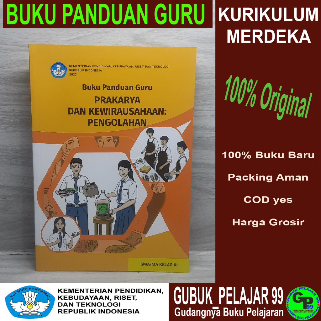 Jual Buku Panduan Guru PRAKARYA DAN KEWIRAUSAHAAN (Pengolahan XI) Untuk SMA/SMK Kelas 11 ...
