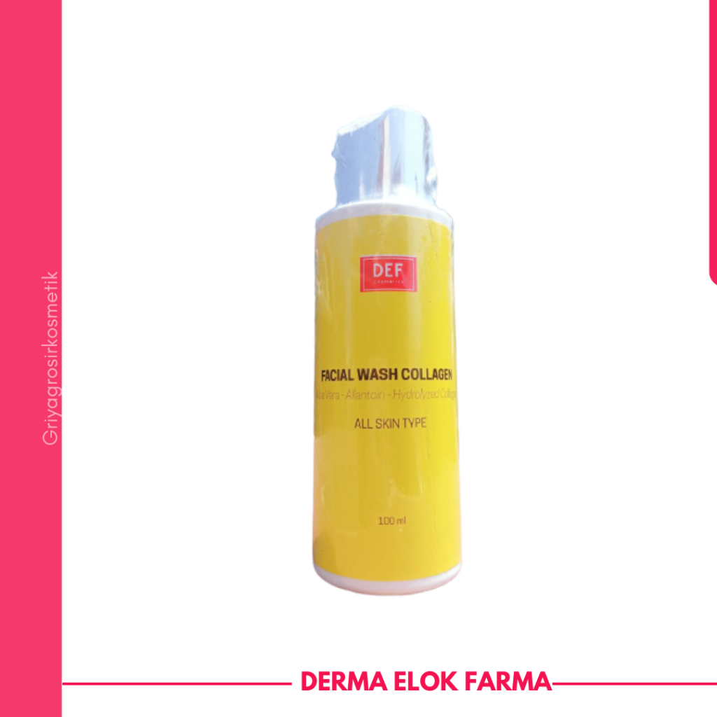 Jual DEF Facial Wash Collagen (Sabun Wajah mengandung Collagen) Derma ...