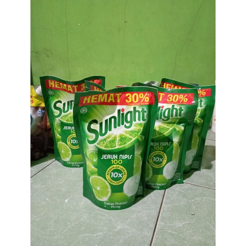 Jual SUNLIGHT SABUN CUCI PIRING JERUK NIPIS 650ML | Shopee Indonesia
