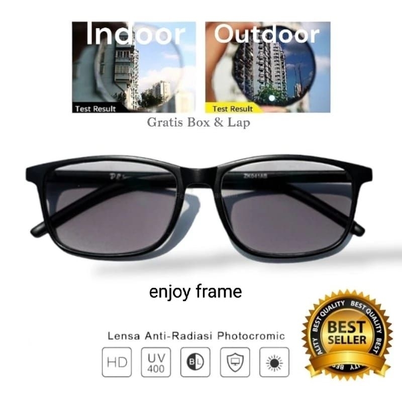 Jual Kacamata Photocromic BlueCromic Lensa Plus/Minus Anti Radiasi ...