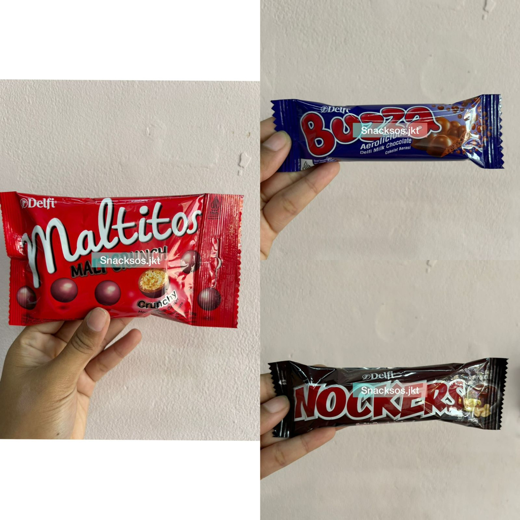 Jual DELFI BUZZA MILK CHOCOLATE / DELFI MALTITOS MALT CRUNCH / DELFI ...