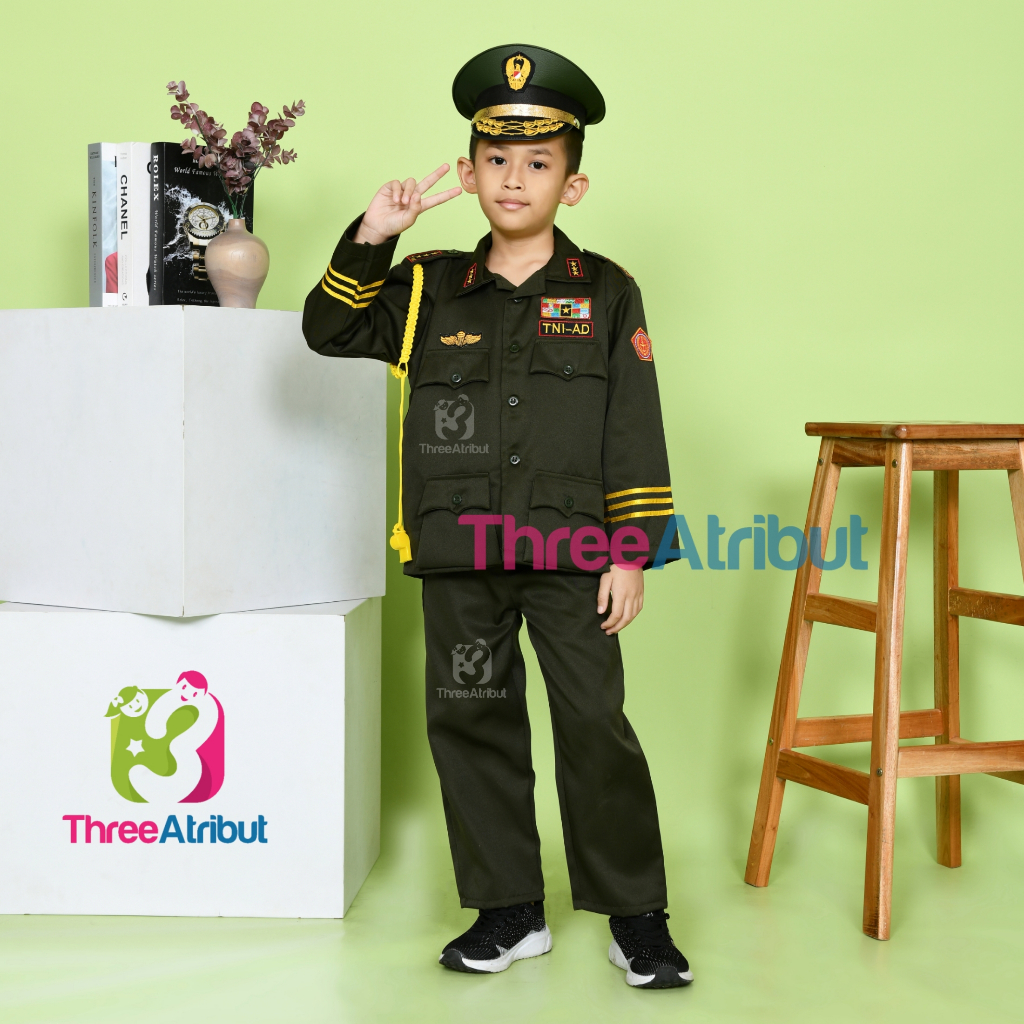 Jual Baju PDU TNI AD Anak Laki Laki Perempuan Seragam Profesi Anak ...