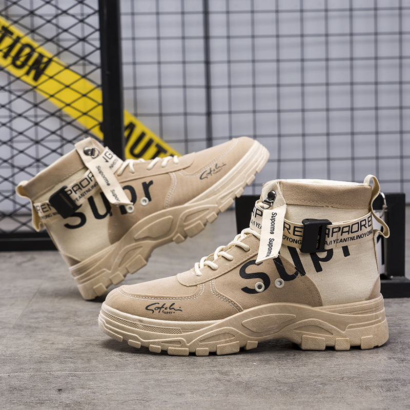 Jual Sepatu Sneakers Boots Safety terbaru model kekinian sepatu pria ...