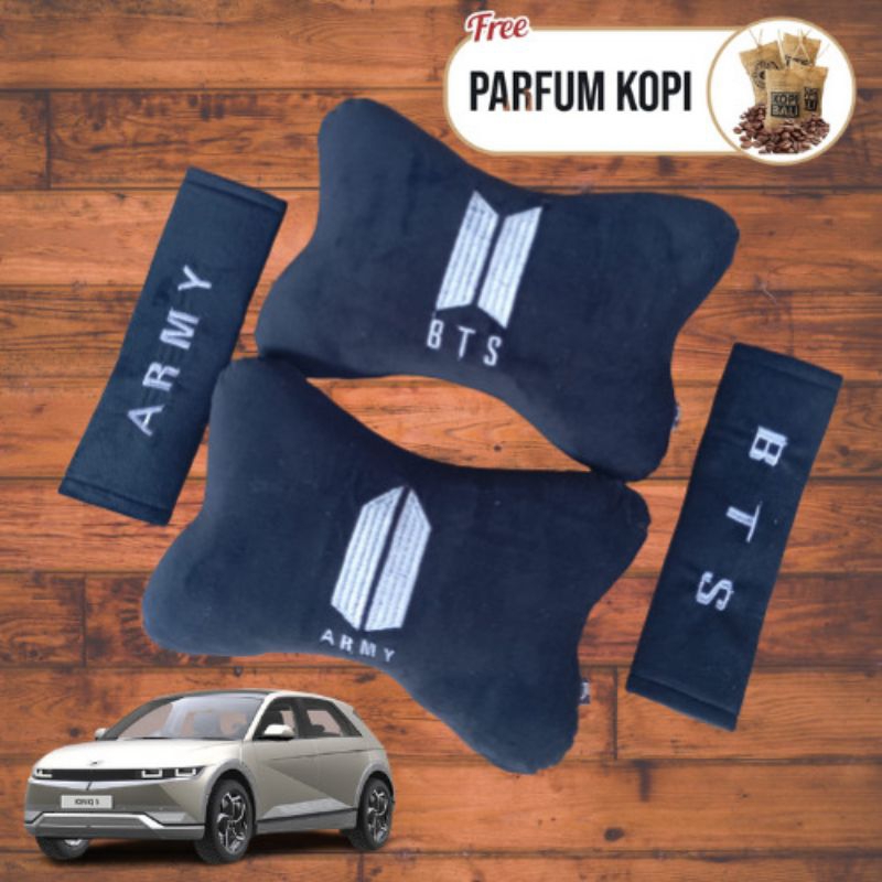 Jual Bantal mobil BTS army eksklusif bordir komputer | Shopee Indonesia