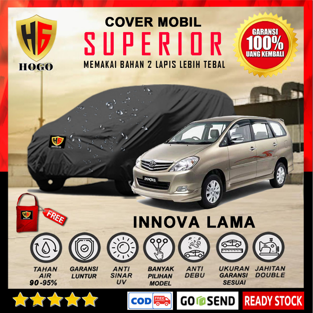 Jual Hogo Body Cover Sarung Mobil Innova Selimut Toyota Innova Lama ...