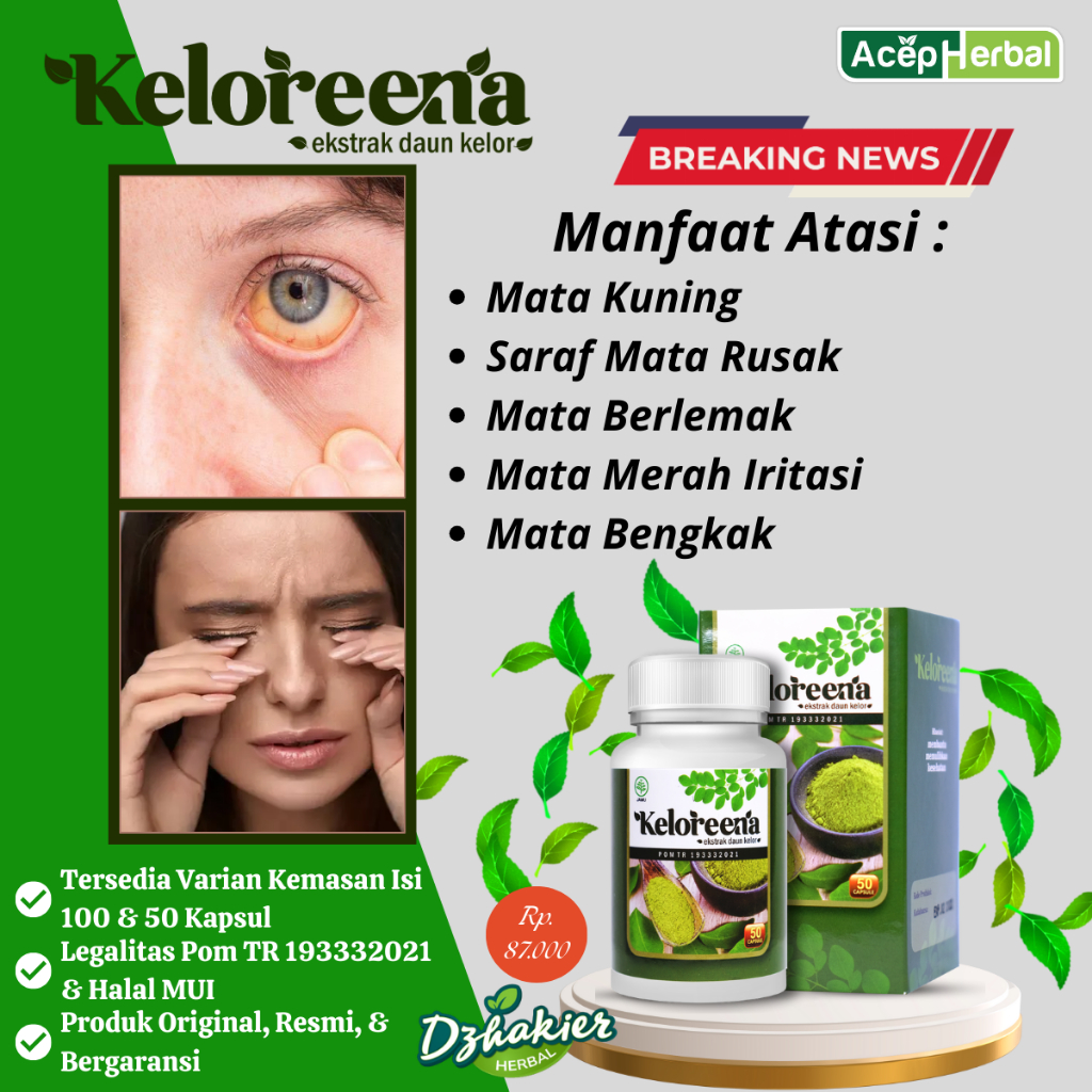 Jual Obat Mata Kuning, Saraf Mata Rusak, Mata Berlemak, Mata Merah ...