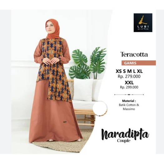 Jual GAMIS TERBARU LUBI NARADIPTA ORIGINAL KATUN | Shopee Indonesia