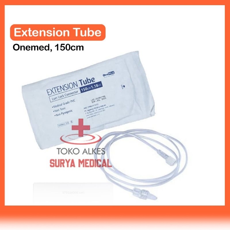 Jual Extension Tube Ukuran 150cm OneMed Luer Lock Connector | Shopee ...