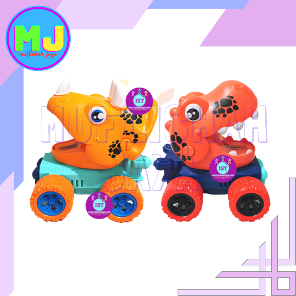 Jual Mainan Dino Car Mobil Dinosaurus Pullback | Shopee Indonesia