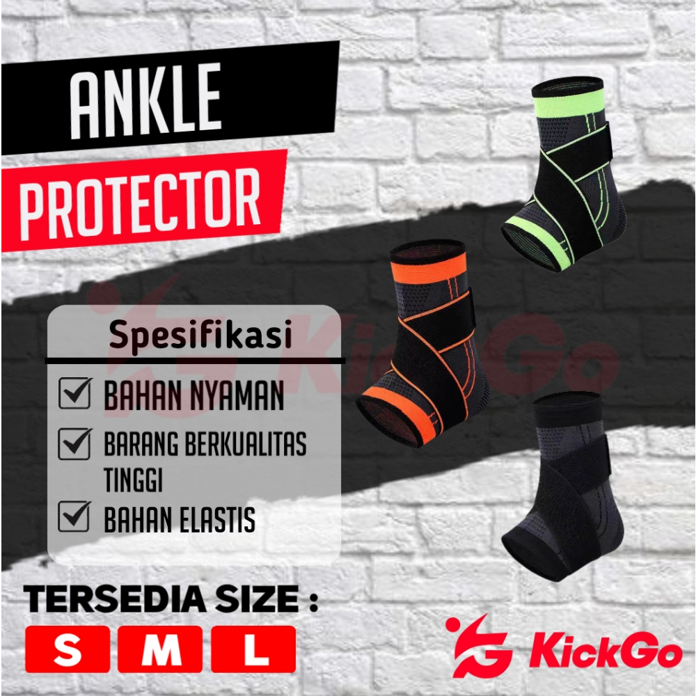 Jual KickGo Pelindung Tumit Engkel Kaki Bandage Engkel Karet Engkel ...
