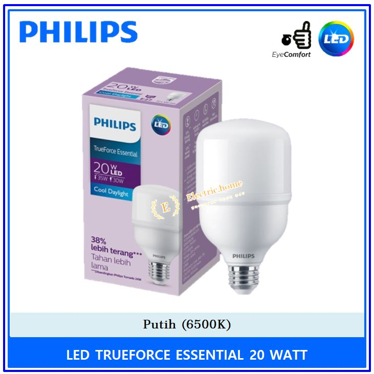 Jual PHILIPS LAMPU LED TRUEFORCE 20W 20 WATT 20 W PUTIH / LED PHILIPS TRUEFORCE ESSENTIAL 20WATT ...