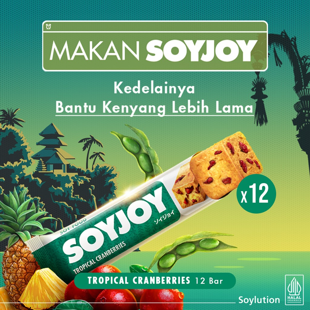 Jual Soyjoy - Snack Bar - Soy Food Solution - 1 Box isi 12 Bar | Shopee ...