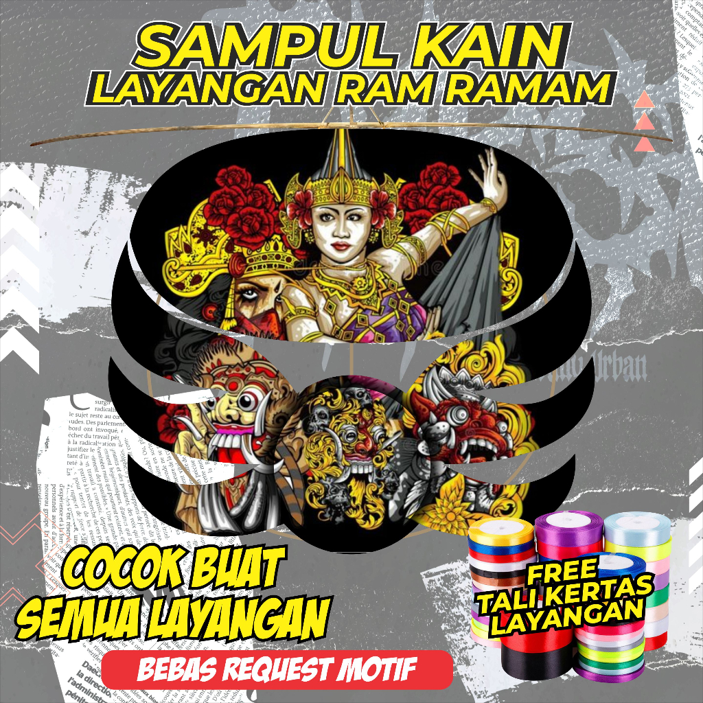 Jual SAMPUL KAIN LAYANGAN GAPANGAN I PEGON I CEPER I SAWANGAN I RAM ...