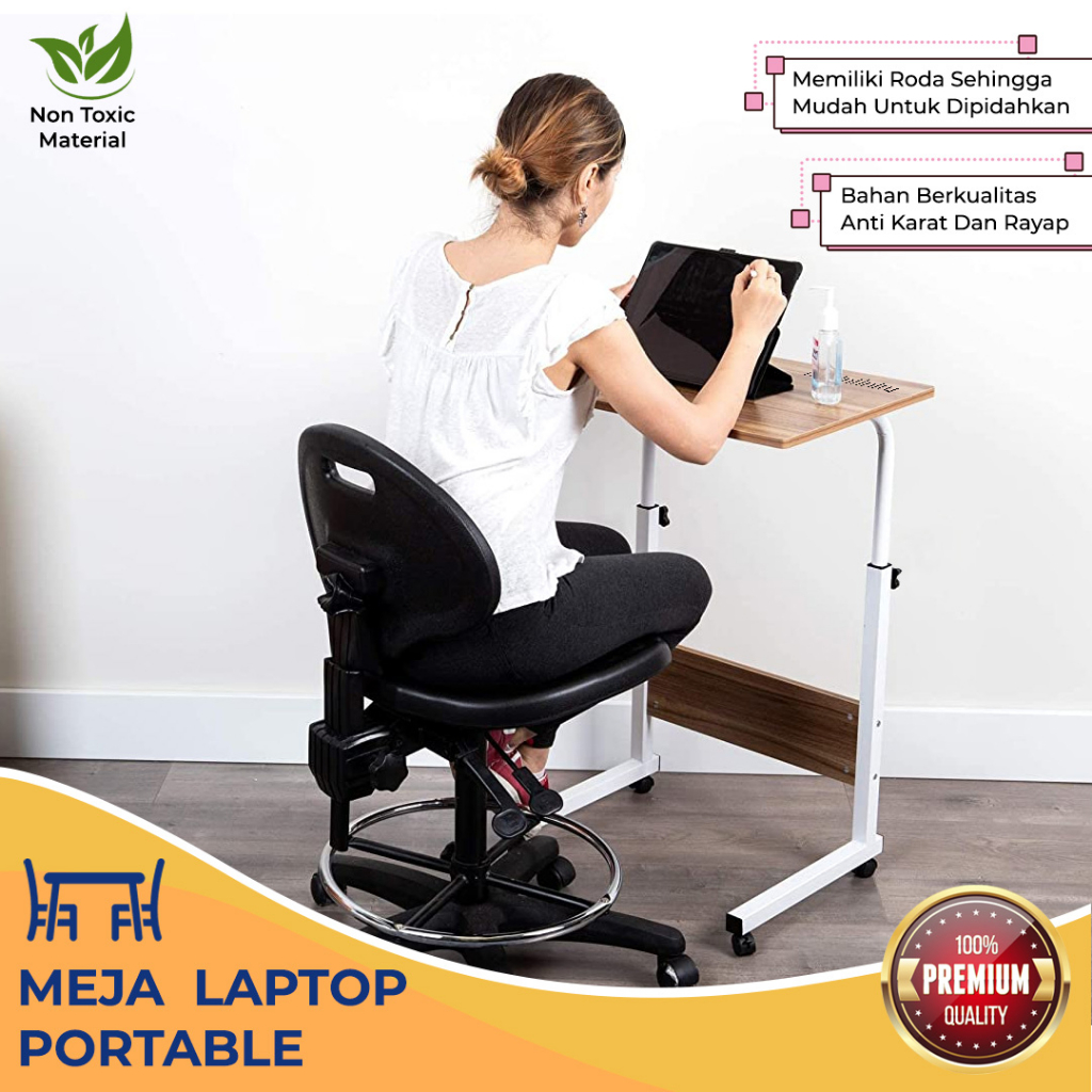 Jual Brookwood Meja Laptop Portable Stand Minimalis Serbaguna Meja ...