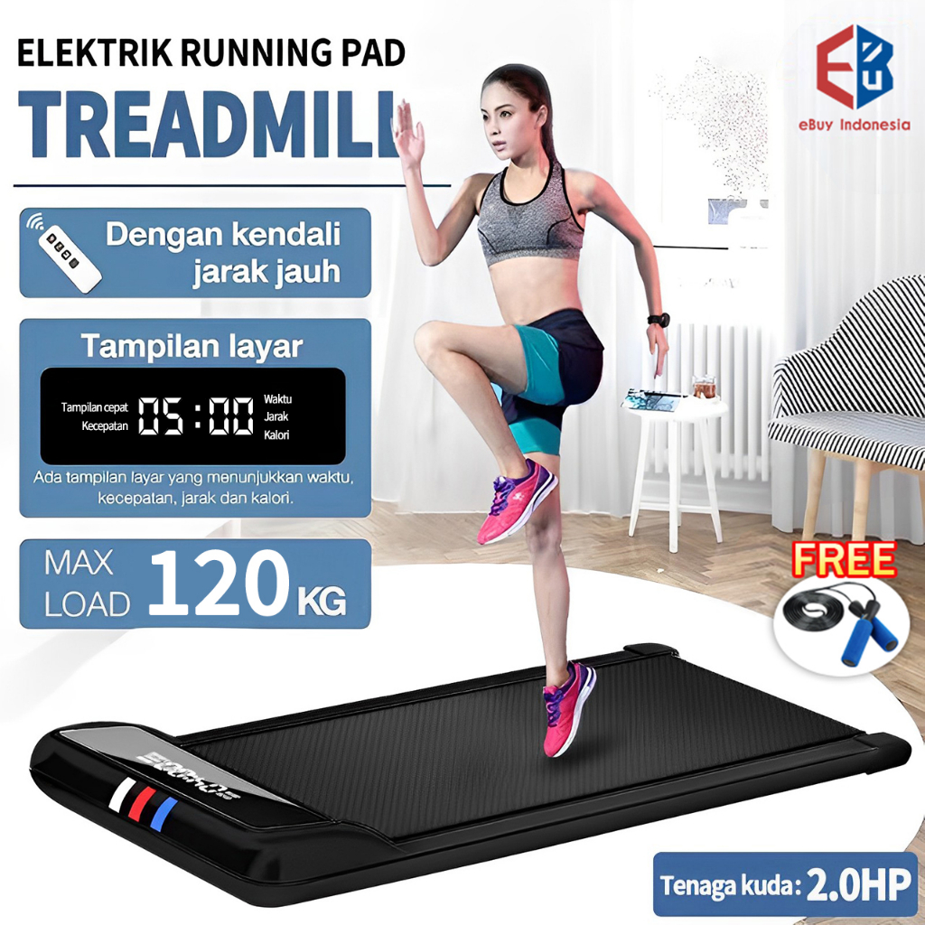 Jual e-Buy Running Mat Treadmill (Listrik) Treadmill Elektrik Treadmill Listrik Treadmill ...