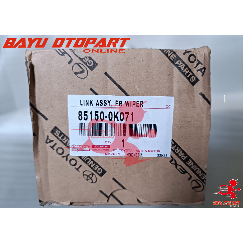 Jual LINK WIPER DEPAN TOYOTA INNOVA 85150-0K071 | Shopee Indonesia
