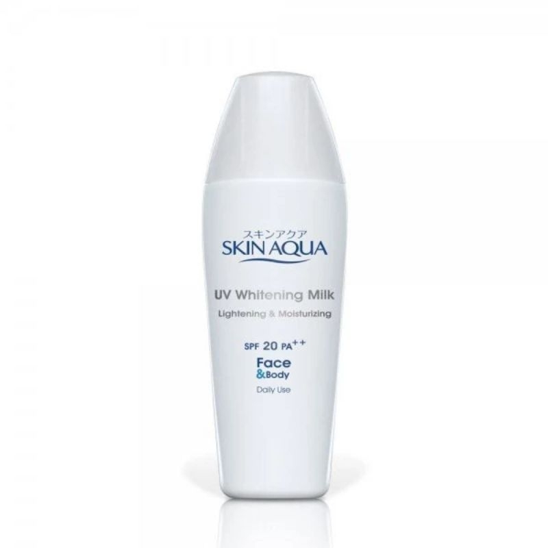 Jual Skin Aqua TUTUP PUTIH skinaqua sun screen whitening milk 40gr 40 ...