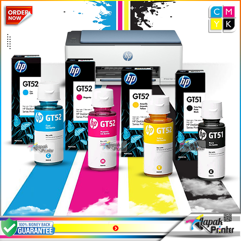 Jual Tinta printer HP GT-51 GT-52 ink 115 310 315 410 | Shopee Indonesia