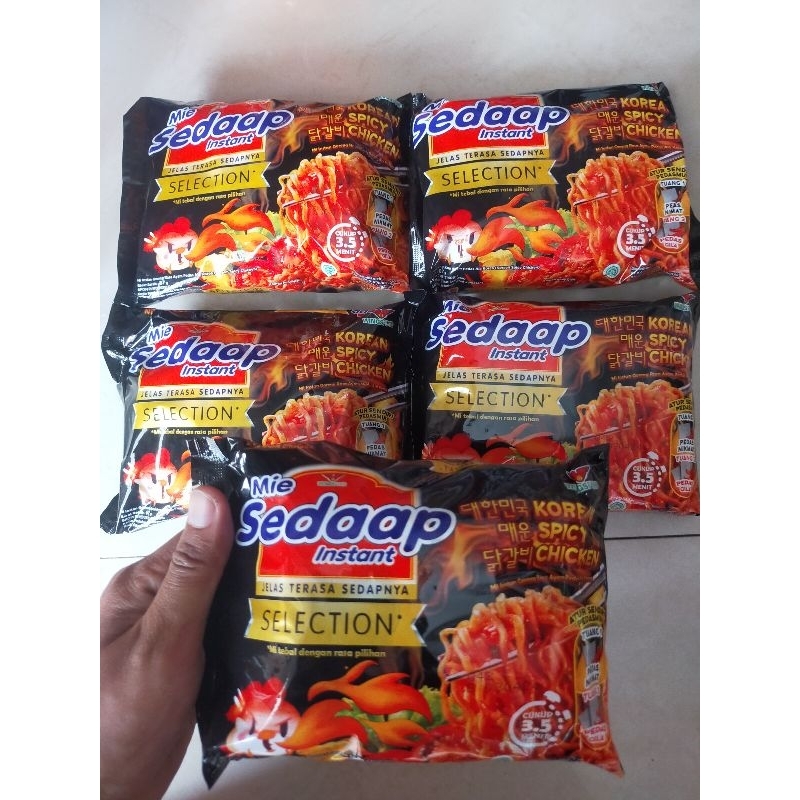Jual MIE SEDAAP SELECTION KOREAN SPICY CHICKEN | Shopee Indonesia