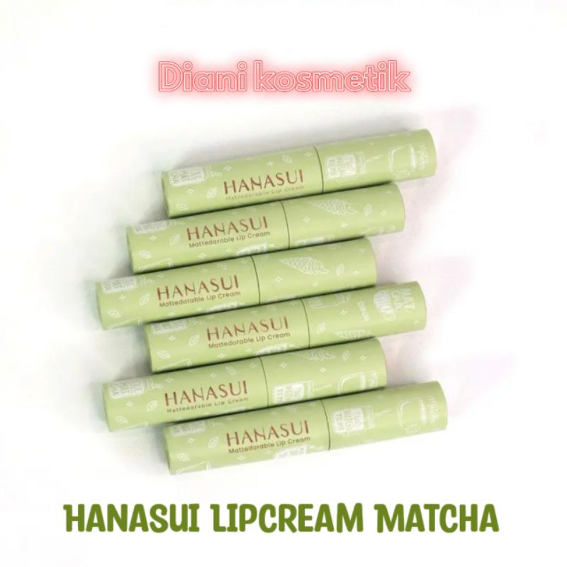Jual Hanasui MatteDorable Lipcream Matcha Matte | Shopee Indonesia