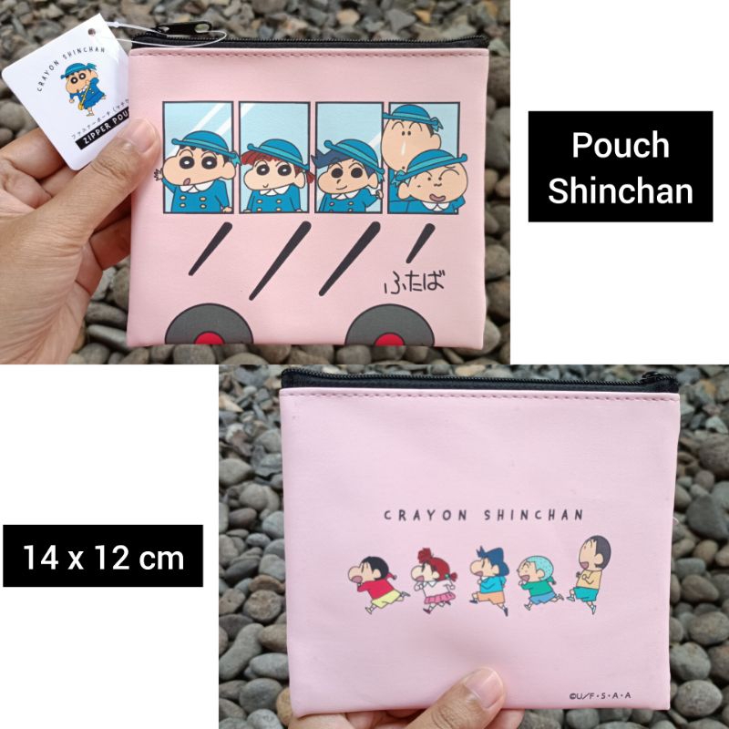 Jual Seria Daiso Watts Japan - Pouch Zipper Sanrio My Melody Shinchan ...