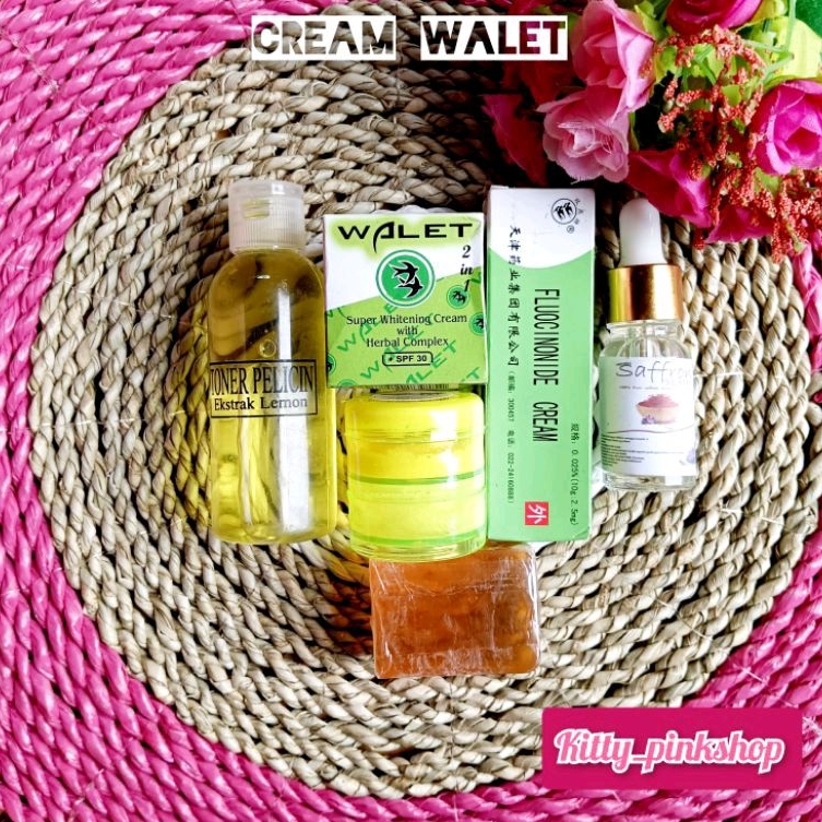 Jual PAKET CREAM WALET PLUS SERUM 5 IN 1 | Shopee Indonesia