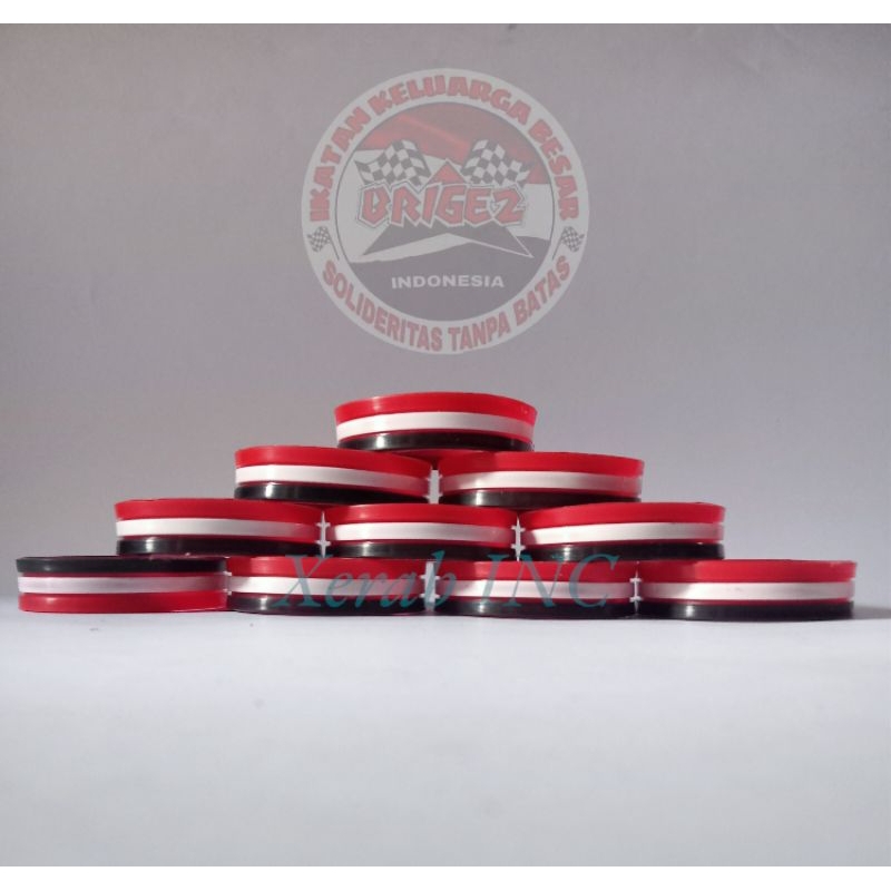Jual Gelang Karet Motif Bendera Brigez Merah Putih Hitam MPH Premium ... Jual Gelang Karet Motif Bendera Brigez Merah Putih Hitam MPH Premium ...