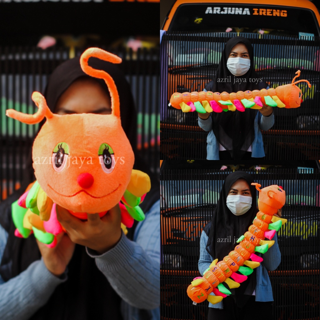 Jual Boneka Ulat Ulil Jumbo 85 cm COCOK UNTUK DASBORD MOBIL | Shopee ...