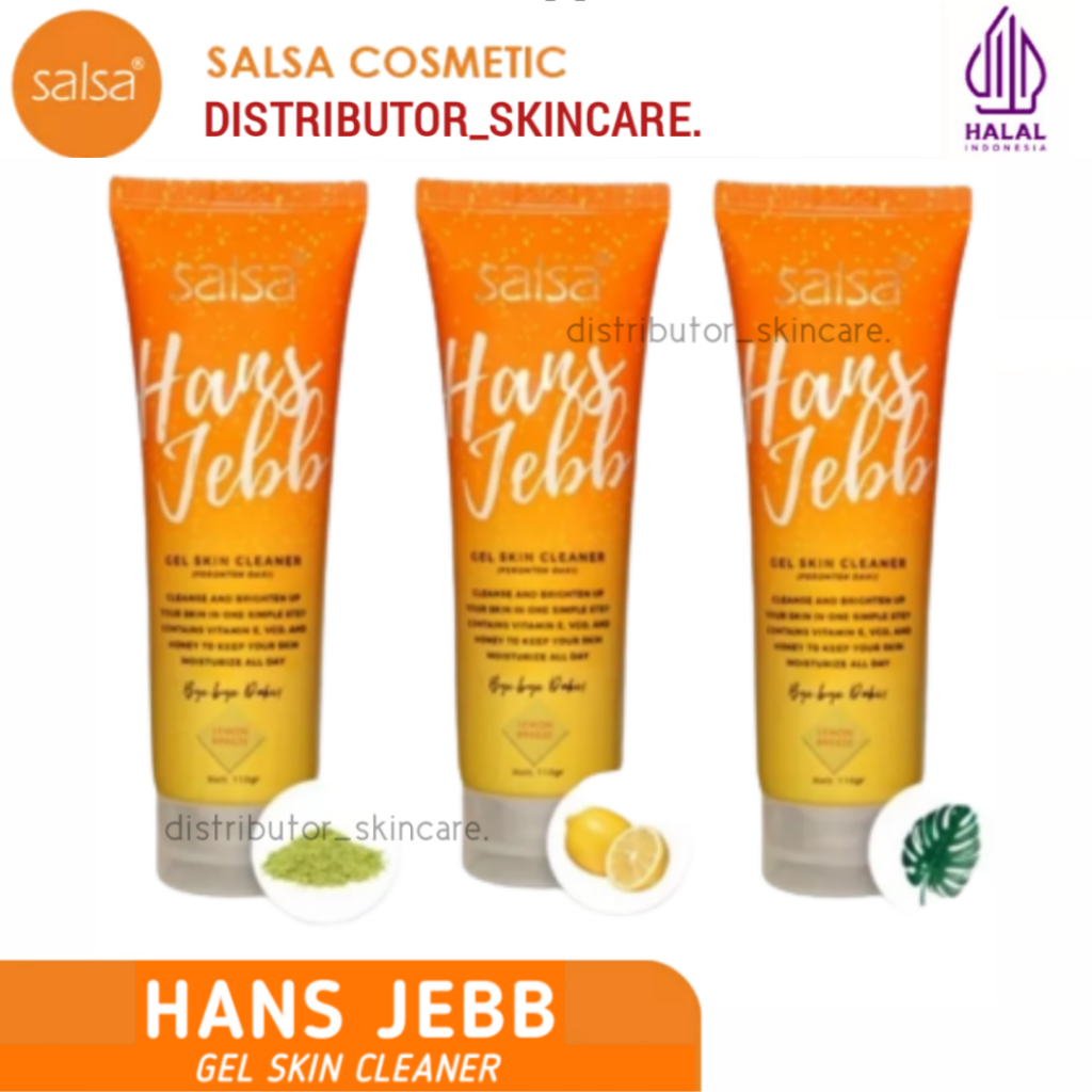 Jual SALSA Hans Han's Jebb Gel Skin Cleaner 110gr - Peeling Perontok ...