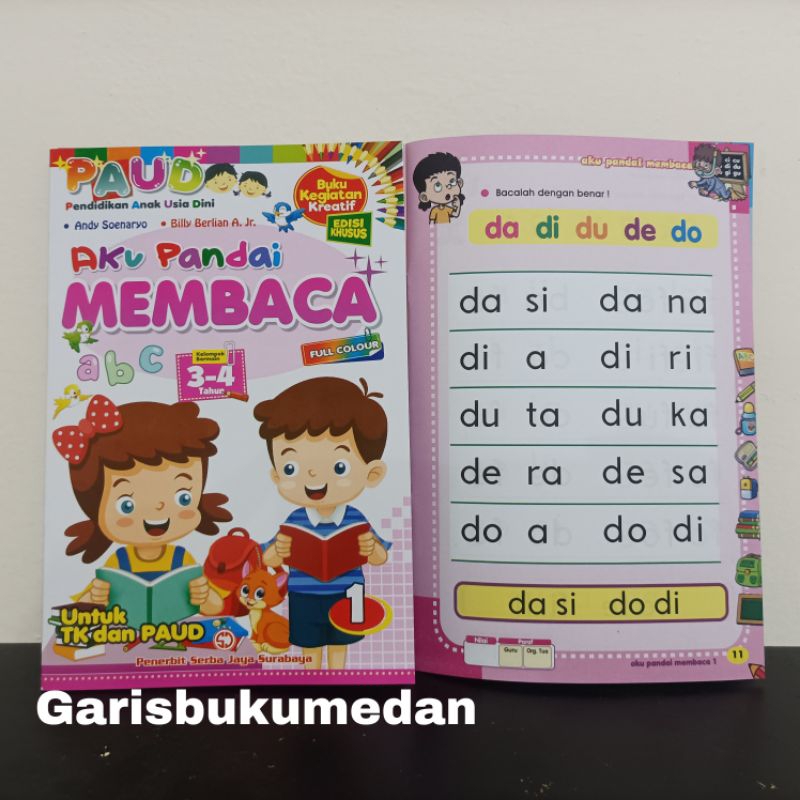Jual Buku Belajar Membaca Aku Pandai Membaca Full Colour | Shopee Indonesia